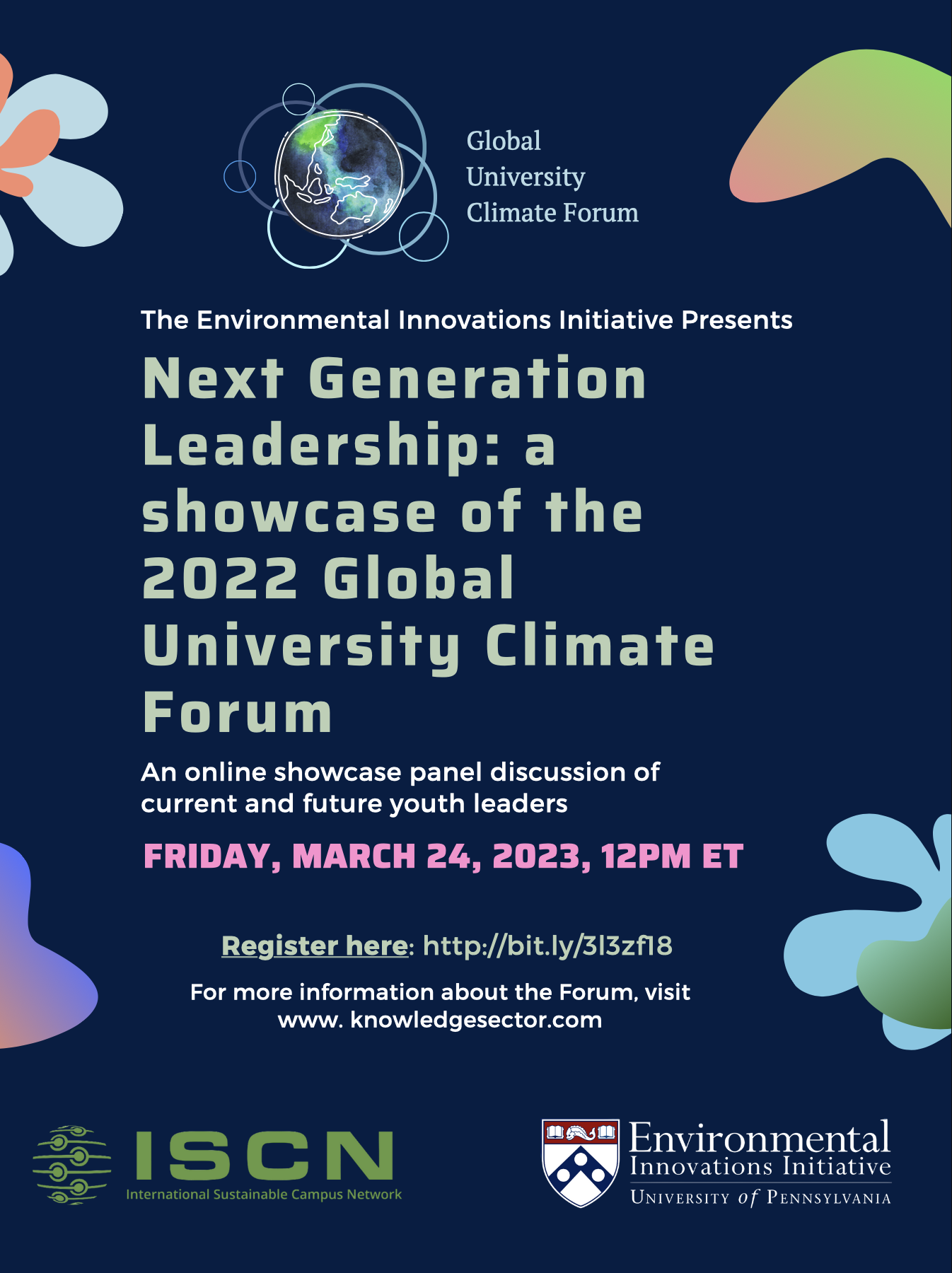 Next Generation Leadership: a showcase of the 2022 Global University Climate Forum | UPenn EII